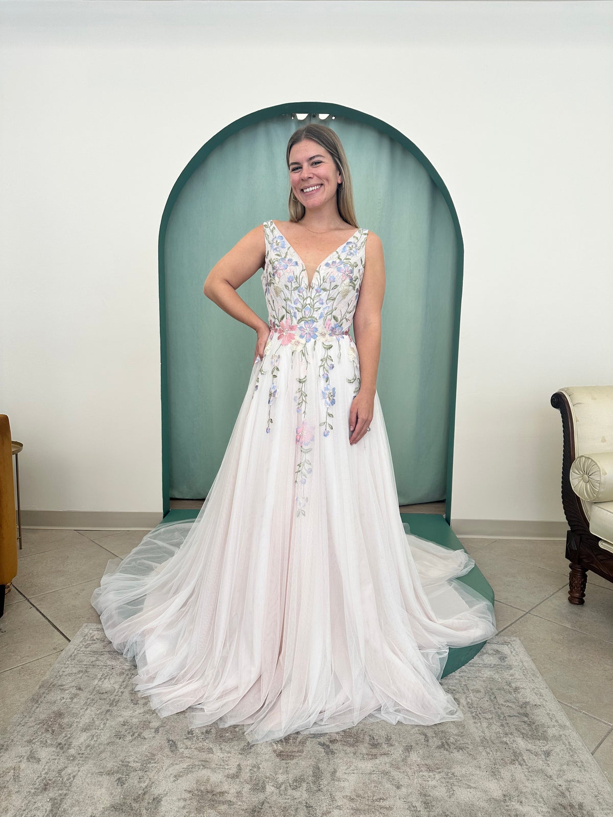 Soleil James Fauna Custom Order | Blue Sage Bridal